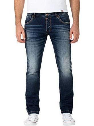 Timezone Slim Scotttz Jean Skinny, Bleu (Sea Blue Aged Wash 3924), W38/L30 (Taille Fabricant: 38/30) Homme
