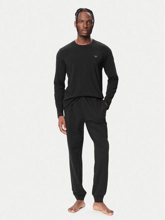 Emporio Armani Pyjama EM000616 AF25026 UC001 Schwarz Regular Fit