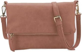 Generic NYSBH Sac à bandoulière pour femme Sac à bandoulière en cuir minimaliste, Ct30080-rose