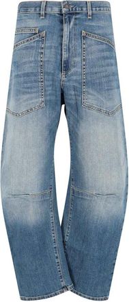 Nili Lotan Straight Leg Jeans - Blau