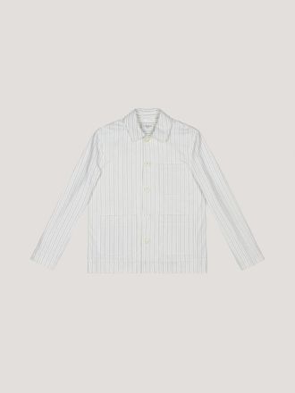 Circolo 1901 Striped work jacket Indaco 002 Striped / 38