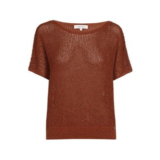 Marie M&eacute;ro Damen, Strickwaren, Braun, 4XLGr&ouml;&szlig;e