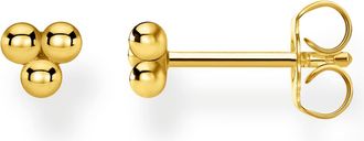 Thomas Sabo Thomas Sabo Einzel Ohrstecker Kugeln gold vergoldetes Silber H2140-413-39