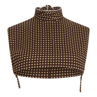 Philosophy di Lorenzo Serafini Top Court &agrave; Col Haut - Femme - Tops - Brun - Taille: 36 FR