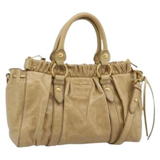 Miu Miu Pre-owned Hand Bag - - Pre-owned - Damen - Beige - ONE SIZE