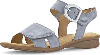 Gabor Damen Riemchensandalen, Frauen Sandalen,Leichte Mehrweite (G),Strandschuhe,Sandaletten,Sommersandalen,bequem,Heaven/Azur,38.5 EU / 5.5 UK