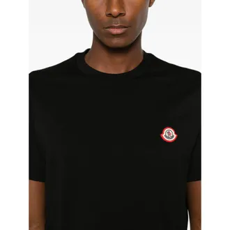 Moncler Logo Patch T-Shirt - Black