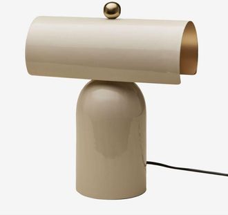 Sklum Tischlampe aus Eisen Mondeor Beige Tapioca
