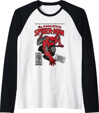 MARVEL Spider-Man Retro Comic Raglan