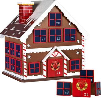 Trade Shop Trade Shop Traesio - Trade Shop - calendarien natale casetta in legno 24 cassetti natalizie dezorationen