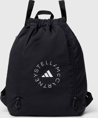 Stella McCartney Logo Gym Sack, Woman, Black