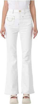 Ganni Damen, Jeans, Weiß, W26Größe