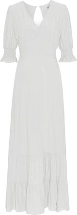Americandreams Americandreams, Femme, Robes, Blanc, Taille: 44 FR Koko Dress Long Open Back