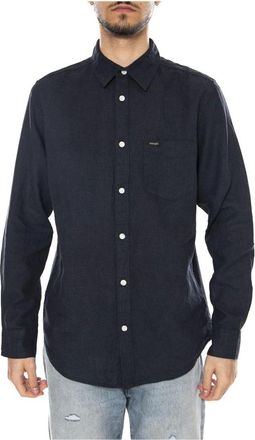 Wrangler Homme, Chemises, Bleu, Taille: L Casual Shirt