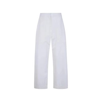 STUDIO NICHOLSON Wide Hosen - - Trousers - Damen - Wei&szlig; - 2XS