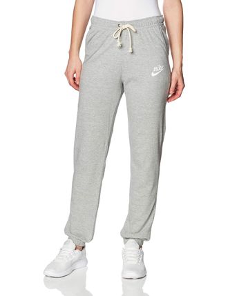 Nike Nike Damen Hose Sportswear Gym Vintage, Dark Grey Heather/Sail, L, CJ1793-063