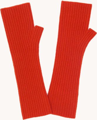 Kujten Mitaines cachemire côtes plates - Mitaines Knokke