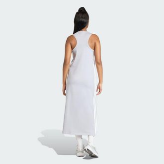 adidas Maxikleid ESSENTIALS 3-STREIFEN LONG RACERBACK KLEID (1-tlg)