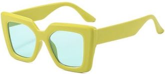 Generic Lunettes De Soleil Carr&eacute;es For Hommes Et Femmes, Id&eacute;ales For Les Voyages, La Conduite Ou Trajets Quotidiens(Green)