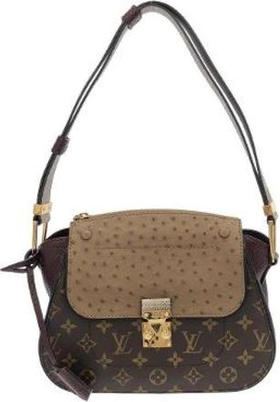 Louis Vuitton Sac bandouli&egrave;re Monogram Exotic doccasion - Femme - Pre-owned - Brun - Taille: ONE Size