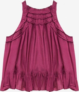 Isabel Marant Top Carlee - Femme - Rose - Taille 38 - Marant Étoile