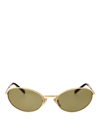 Prada Lunettes De Soleil - Or
