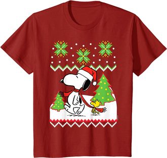 Peanuts Santa Snoopy T-Shirt