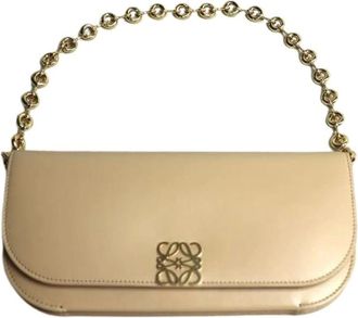 Loewe Pre-owned Goya Leather 2way Bag - Femme - Pre-owned - Beige - Taille: ONE Size