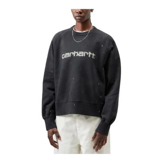 Carhartt Work in Progress Damen, Sweatshirts & Hoodies, Schwarzk, XSGr&ouml;&szlig;e