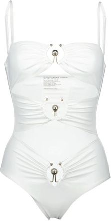 CHRISTOPHER ESBER Pierced Orbit One Piece - - Swimwear - Damen - Wei&szlig; - 2XS