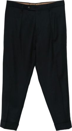 Berwich pantalon Chiaia à plis - Bleu