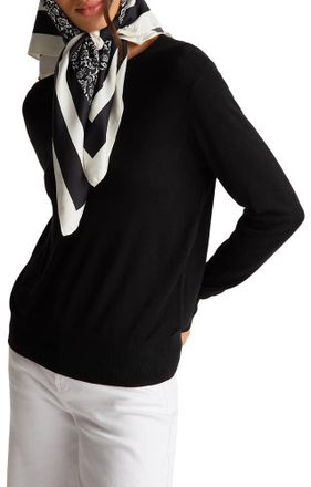 Benetton Damenpullover, Schwarz, XS