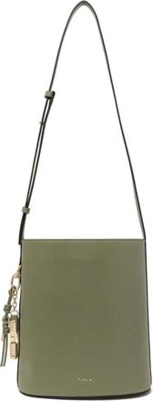 Furla Femme, Sacs, Vert, Taille: ONE Size Roxie Bucket Bag S