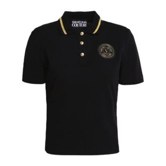 Versace Jeans Couture Poloshirt - - Tops - Damen - Schwarzk - 2XS