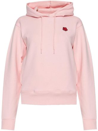 Kenzo hoodie en coton à imprimé Boke Flower - Rose
