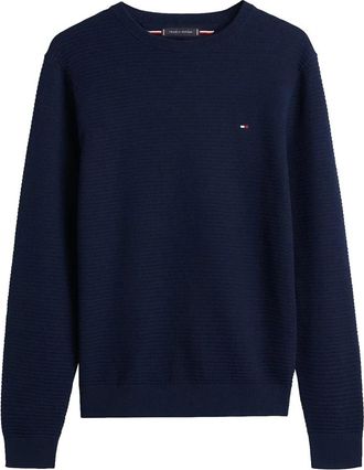 Tommy Hilfiger Homme, Pulls, Bleu, Taille: M Seasonal Structure Cneck