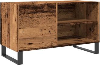 vidaXL Armoire &agrave; disques vieux bois 84,5x38x48 cm bois ding&eacute;nierie Vidaxl