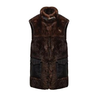 Aeronautica Long Gilet - - Jackets - Damen - Braun - M