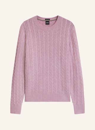 HUGO BOSS Pullover H-Furlan Regular Fit pink