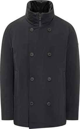 Peuterey Homme, Vestes, Bleu, Taille: S Blazer crois&eacute; en tissu