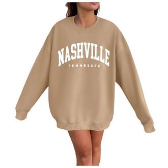 Generic 2026 New Tennessee Sweat-shirt unisexe &agrave; col rond pour adulte, kaki, XXL