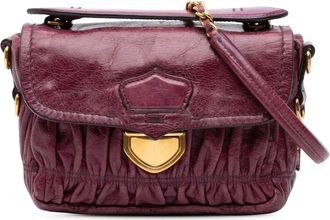 Prada sac porté épaule Gaufre en cuir Nappa (2000-2013) - Violet