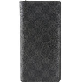 Louis Vuitton Pre-owned Portefeuille Brazza Damier Graphite Long Wallet - - Pre-owned - Herren - Schwarzk - ONE SIZE