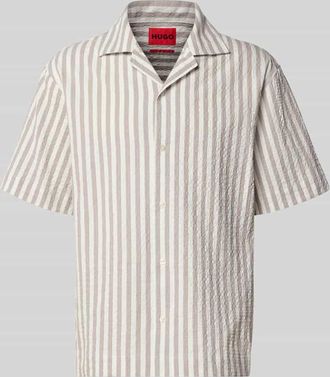HUGO BOSS Relaxed Fit Freizeithemd aus Baumwoll-Mix Modell ESPINO