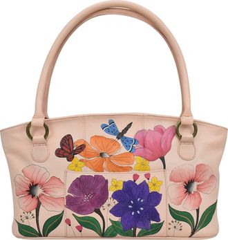 Anuschka Damen Breite Tragetasche, Libellengarten