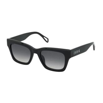 Zadig&Voltaire unisex, Accessoires, Noir, Taille: 51 MM Szv461 0700 Lunettes de soleil