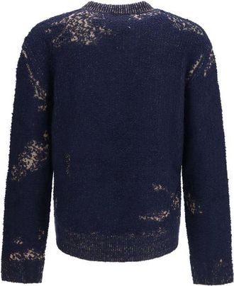 Maison Margiela Acid V-neck Sweater - Navy