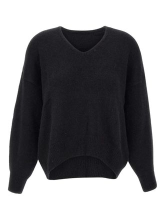 BOSS Fondyssa V-neck sweater - Noir