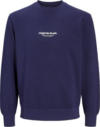 Jack & Jones Herren Jorvesterbro Sweat Crew Neck Noos 12241694,Ocean Cavern,XXL