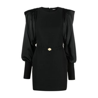Just Cavalli Schwarze Kleider f&uuml;r Frauen - - Dresses - Damen - Schwarzk - S